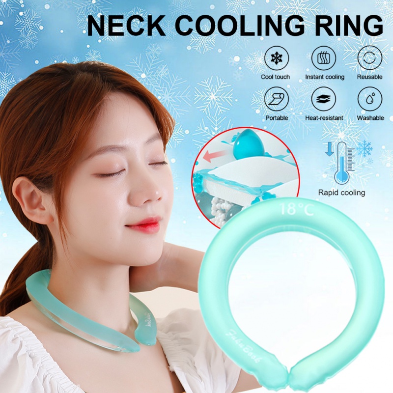 Japan Neck Cooling Ring Summer Cooler Rings Cool Tube to Reduce Heat ...
