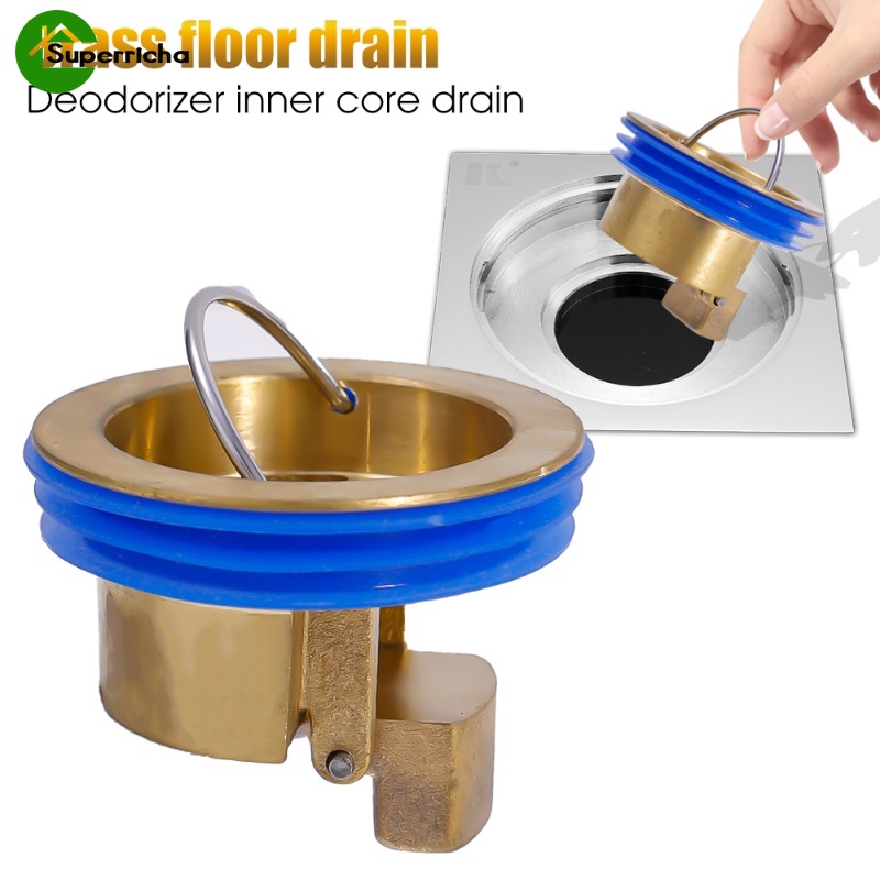 Brass Anti-odor Floor Drain Core Sewer Anti-insect Artifact / Anti-hair ...
