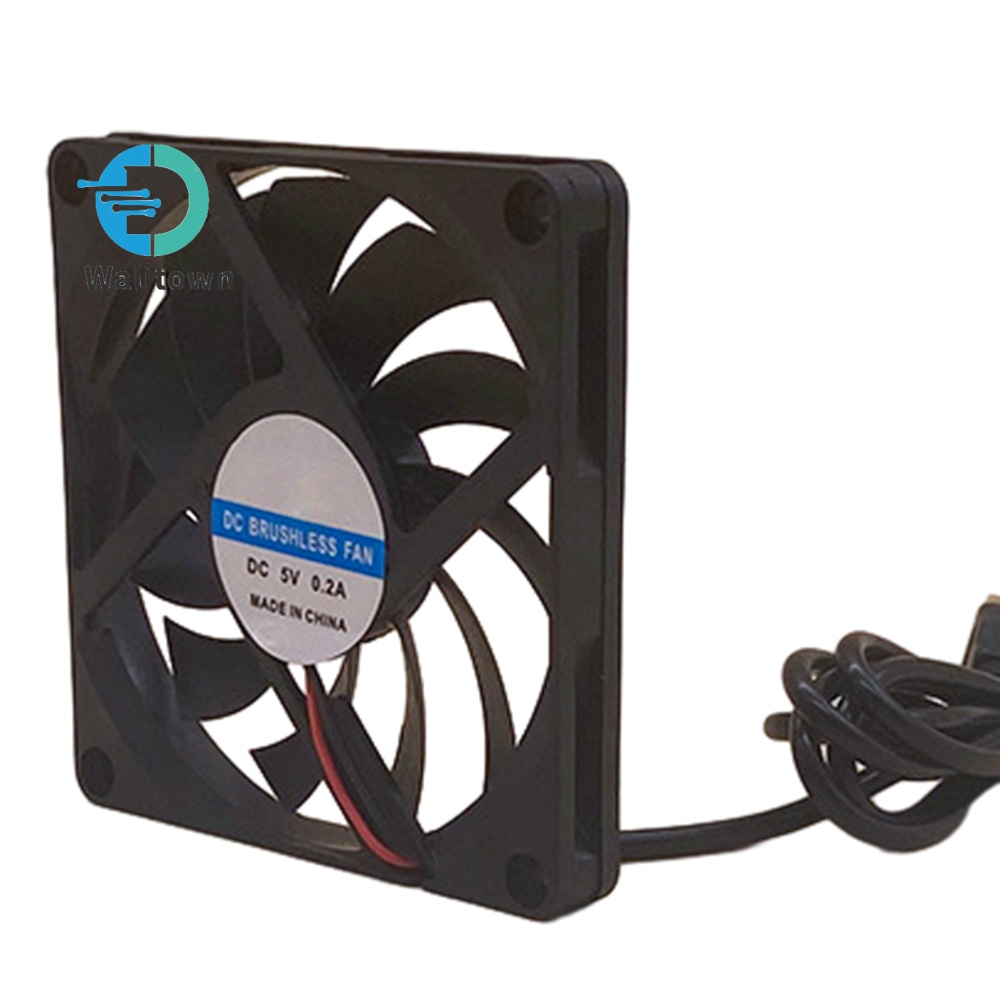 80mm USB Speed Control Fan 5V Portable Cooling Fan for Flat-Screen TV ...
