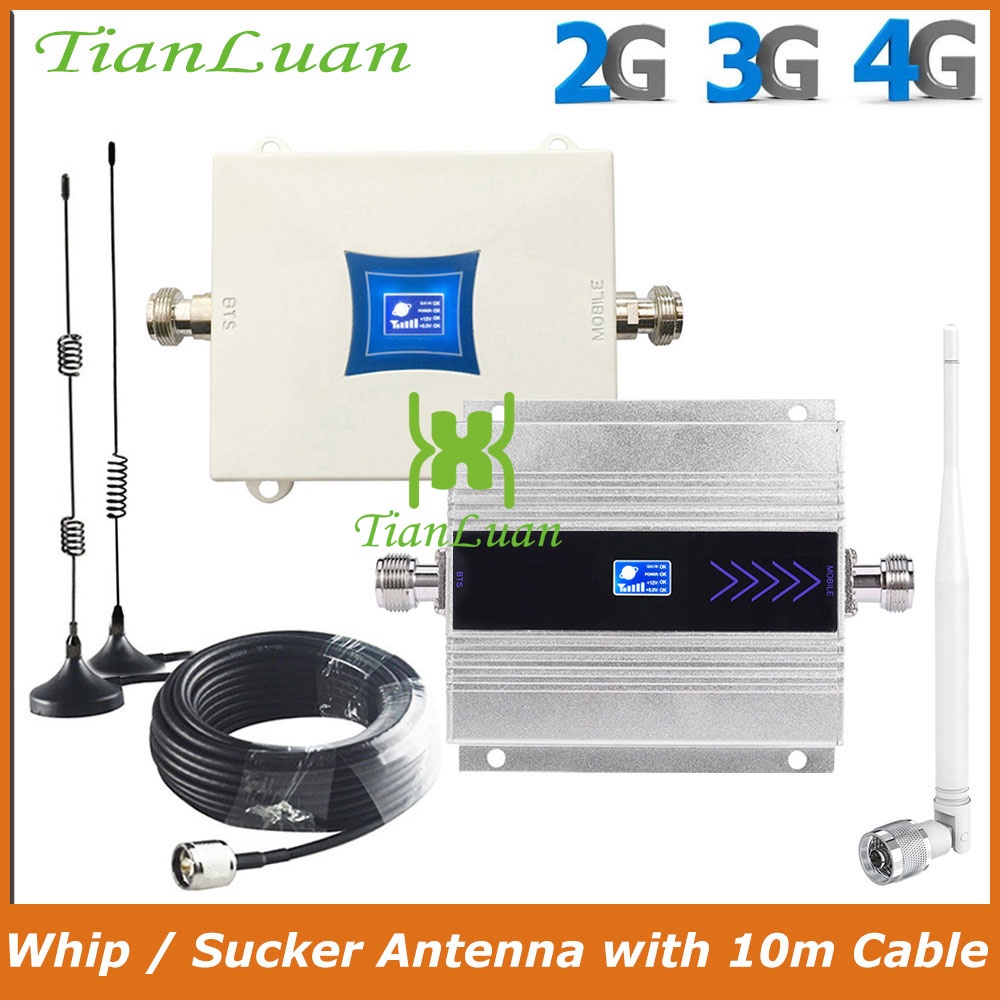 Single Band 3/5/1/8 Mobile Phone 2G 3G 4G LTE Signal Booster DCS 1800MHz CDMA 850MHz GSM 900MHz ...