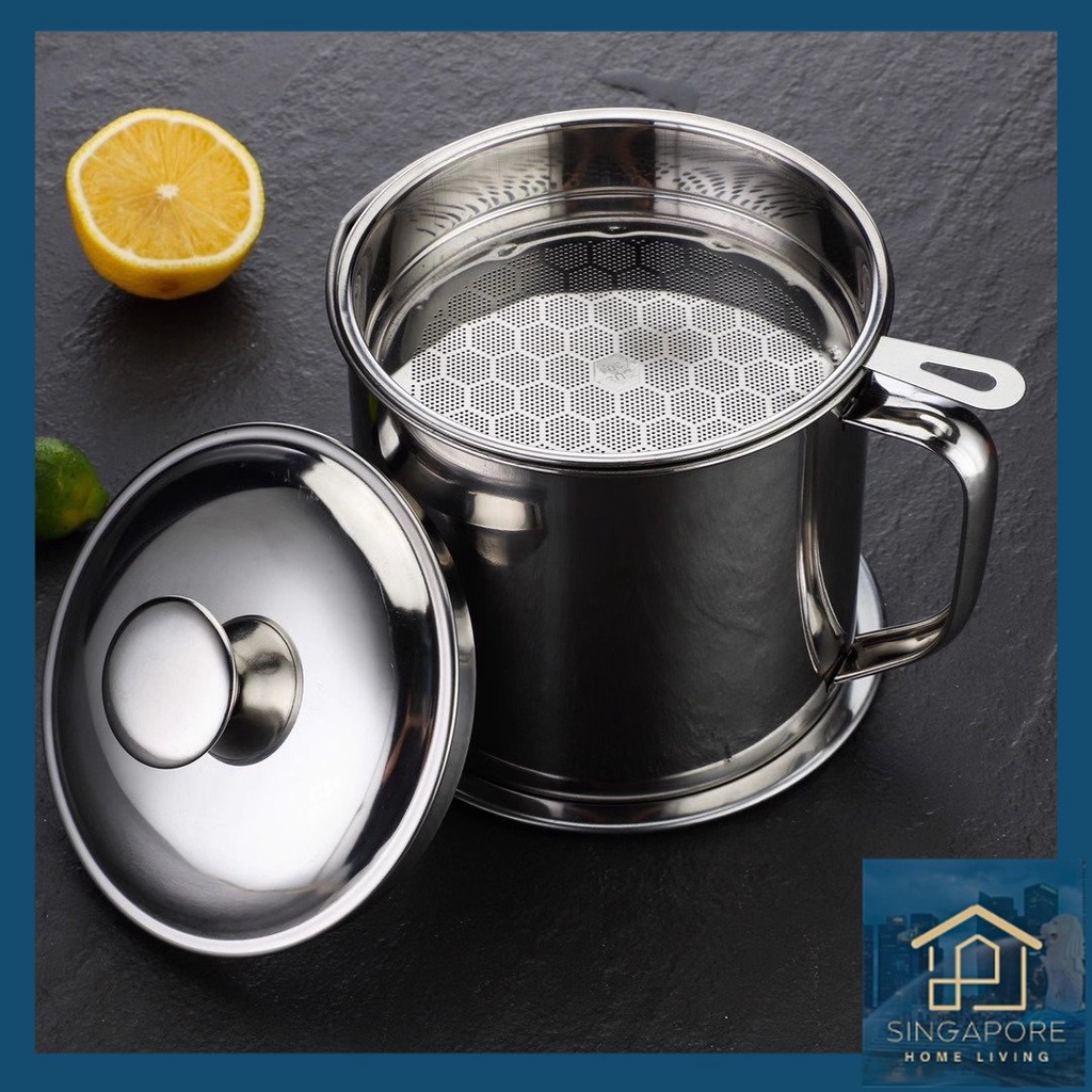 SUPER OFFER🎉1.5L Kitchen 304 Stainless Steel Oil Container with ...