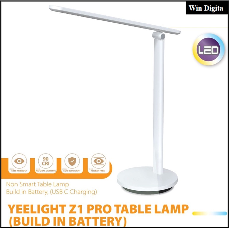 Yeelight Z1 Pro Table Lamp, Folding LED Desk Lamp, USB-C Rechargeable ...