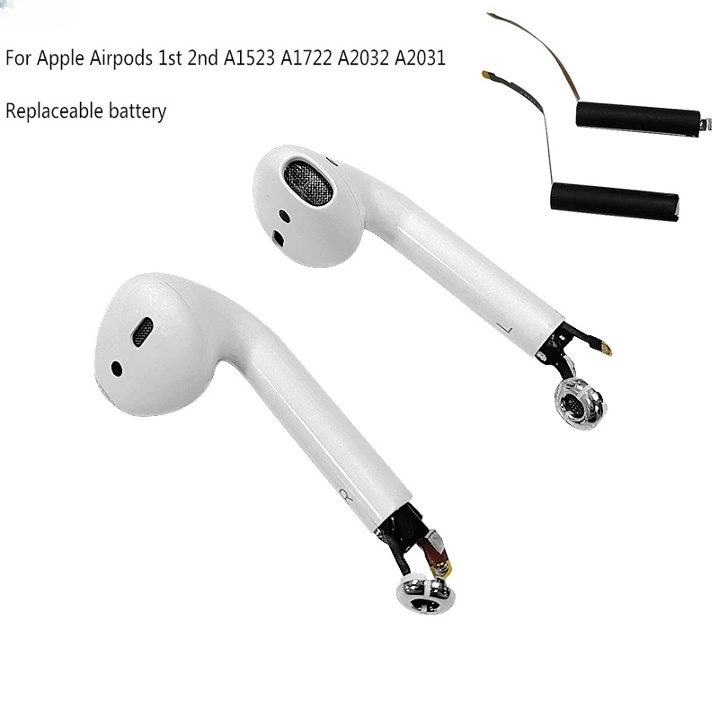 Replace Battery For airpods 1st 2nd A1604 A1602 A1523 A1722 A2032 A2031 ...