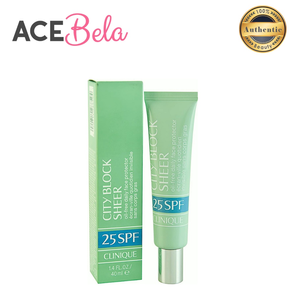 [CLEARANCE] Clinique City Block Sheer SPF 25 40ml (Box Damaged) (100% ...