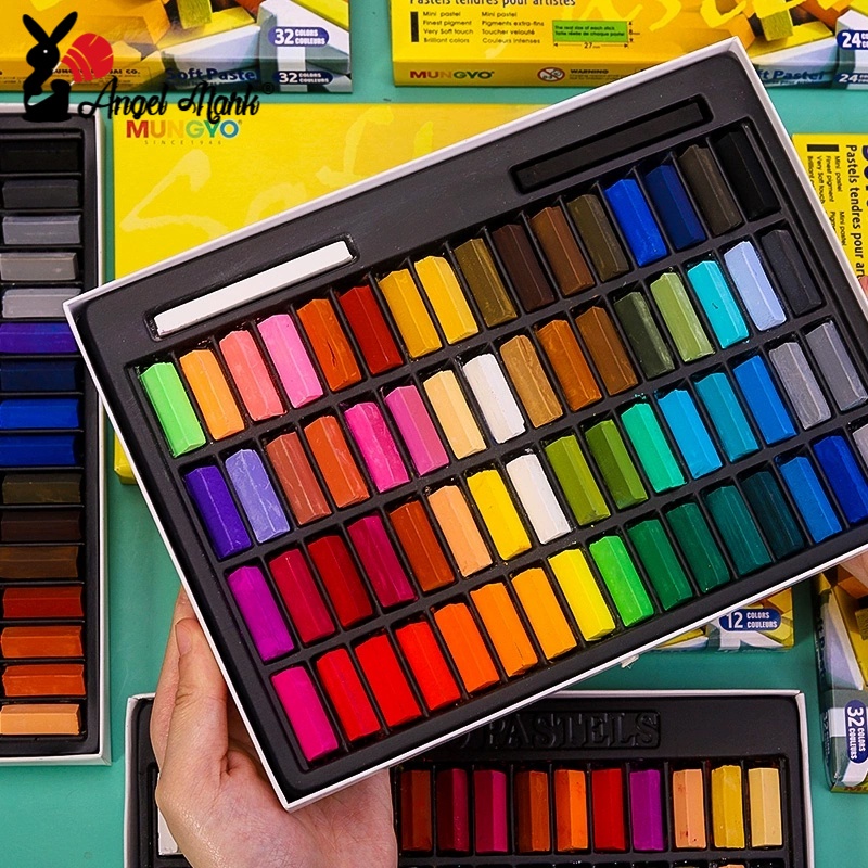 Angel Mark 24/32/48/64Colors Soft Oil Pastels/Chalks/Sticks/Crayons for ...