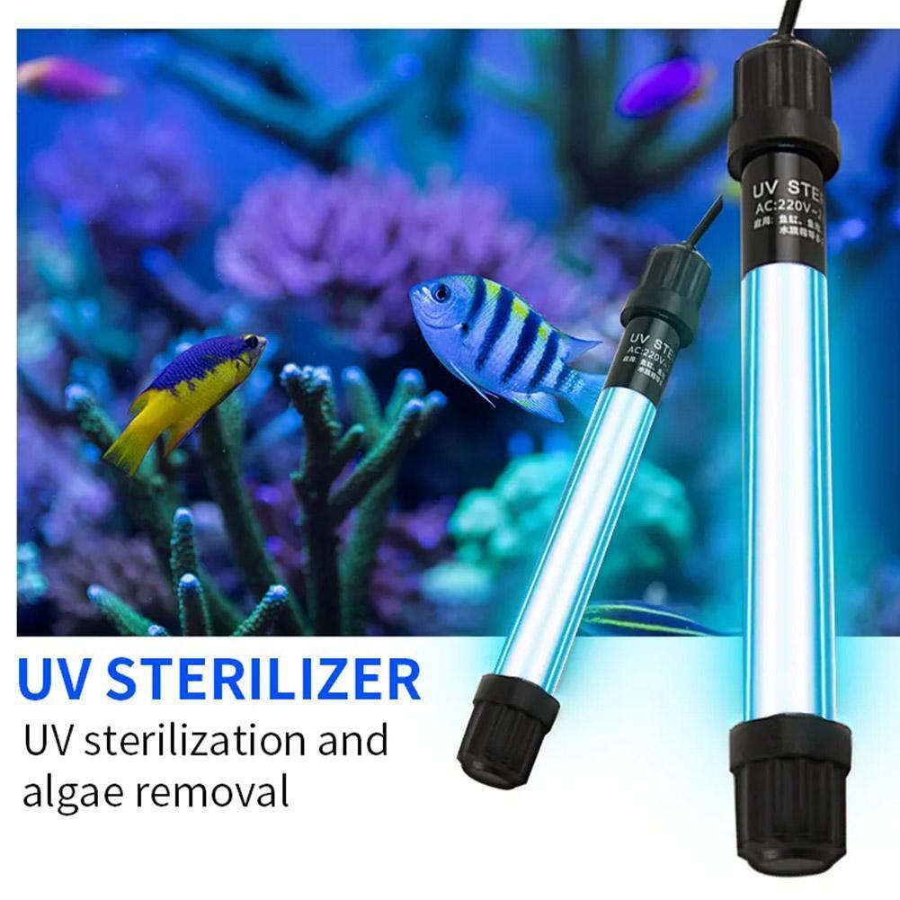 Aquarium UV Light / Cover 3-13W Algae Remover Clear Water Germicidal ...