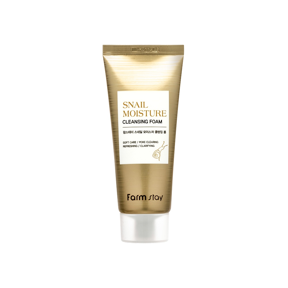 FARMSTAY SNAIL MOISTURE CLEANSING FOAM 100ml ★Korea cosmetics★ | Shopee ...