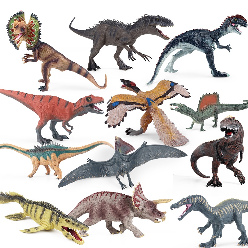 Jurassic Dinosaurs Toy Indominus Rex Mosasaurus Triceratops Baryonyx ...