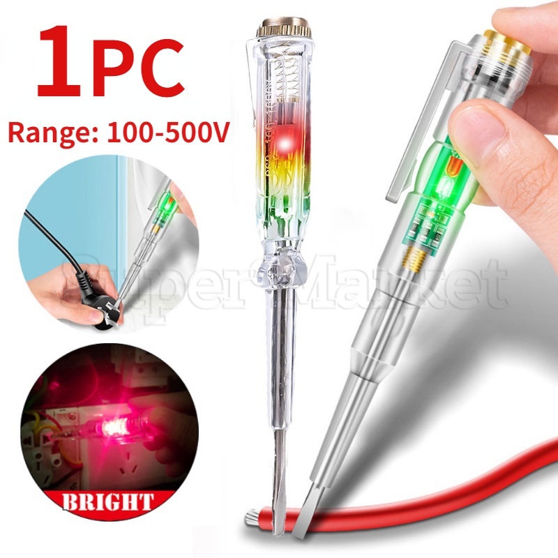 [ Featured ] 100-500V LED Intelligent Voltage Tester Pen Induction ...