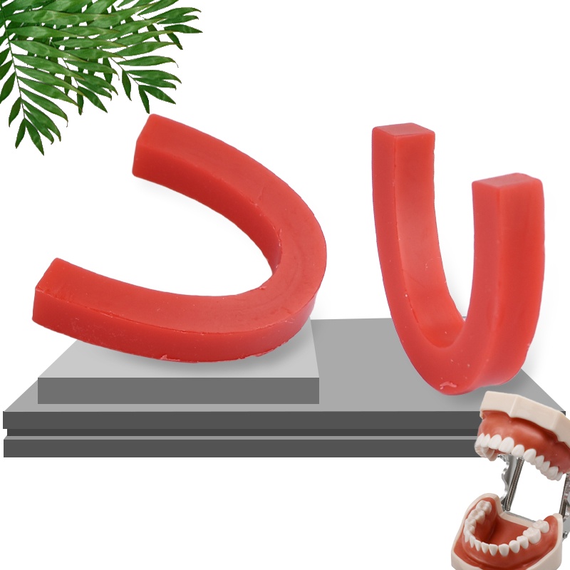 2pcs/box Dentistry Lab U Shape Dental Base Wax Rim Denture Casting Bite ...