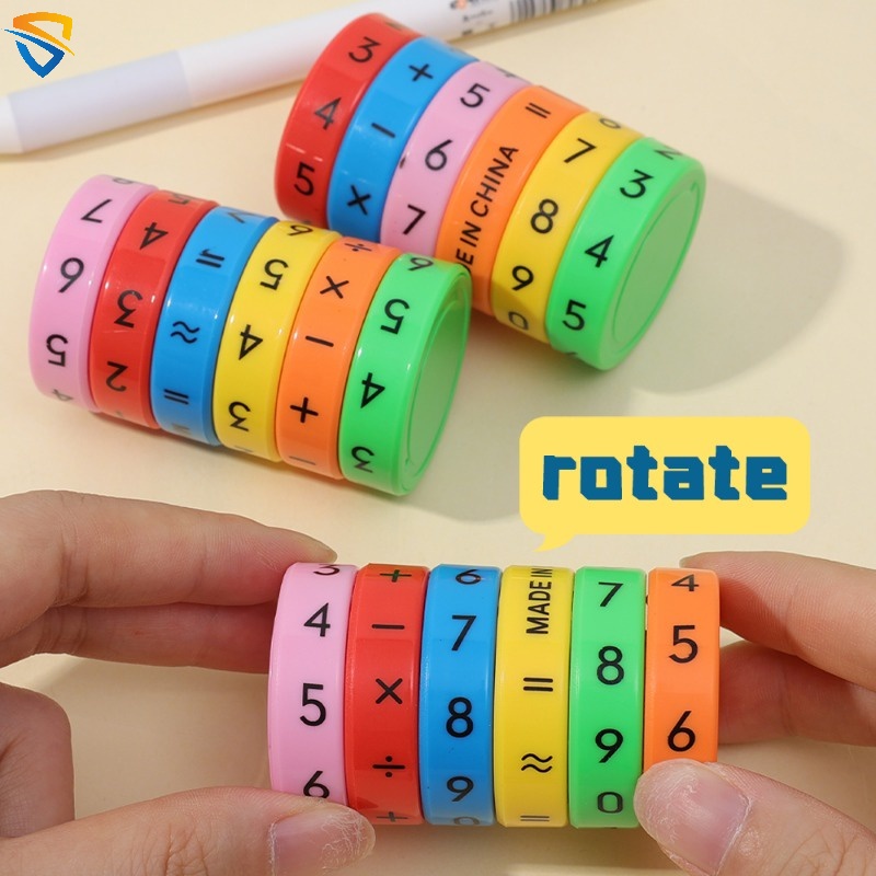 Premium Fun Children Mathematics Magic Cube Toy Kids Learning ...