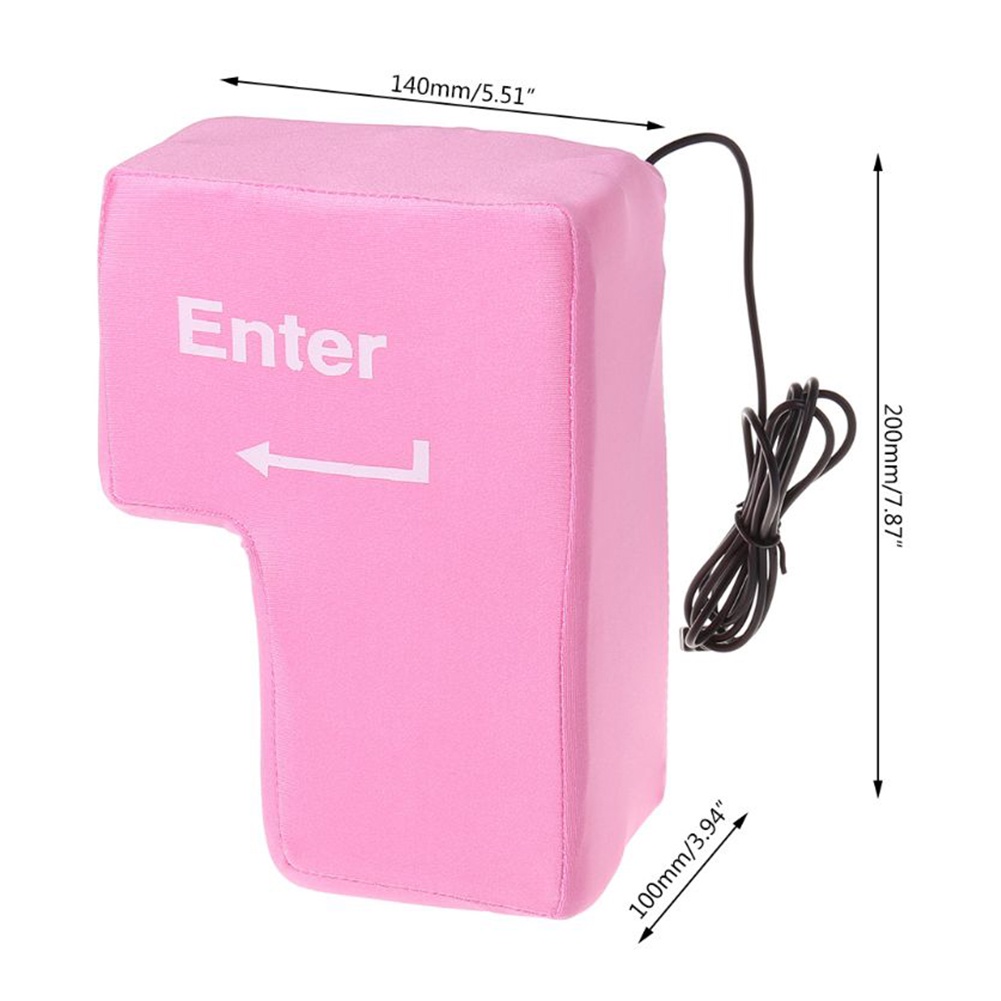 [myhomever.sg] Anti-Stress Computer Huge Enter Key Big Giant USB ...