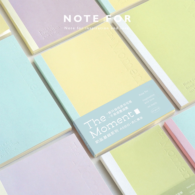 Notebook A5Α6 Note For THE MOMENT 160 Grid / Blank Intestines Extremely ...