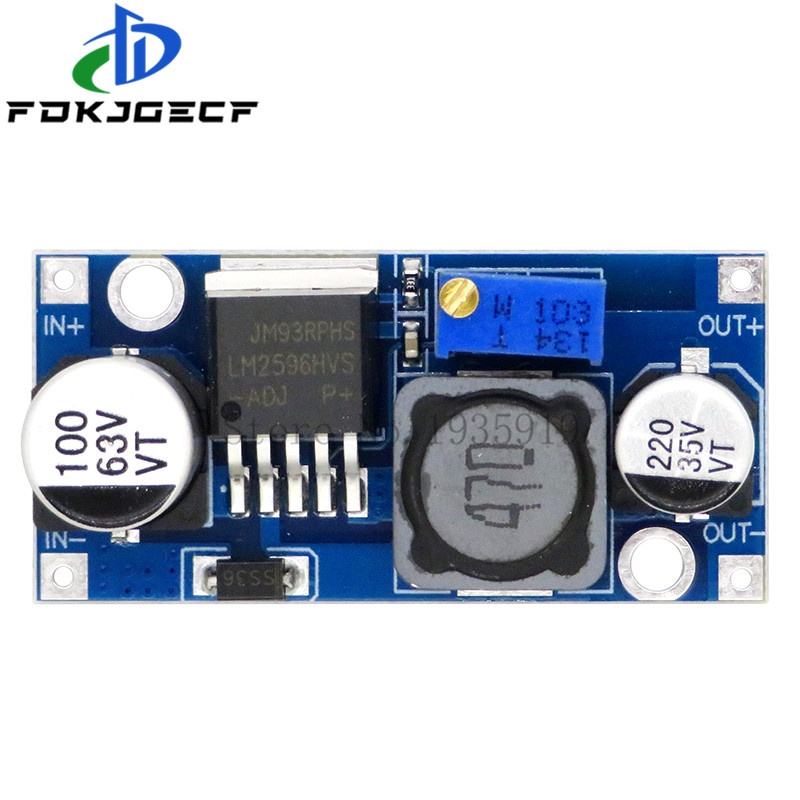 LM2596HVS LM2596 HV LM2596HV DC-DC Adjustable Step Down Buck Converter Power Module 4.5-50V To 3 ...