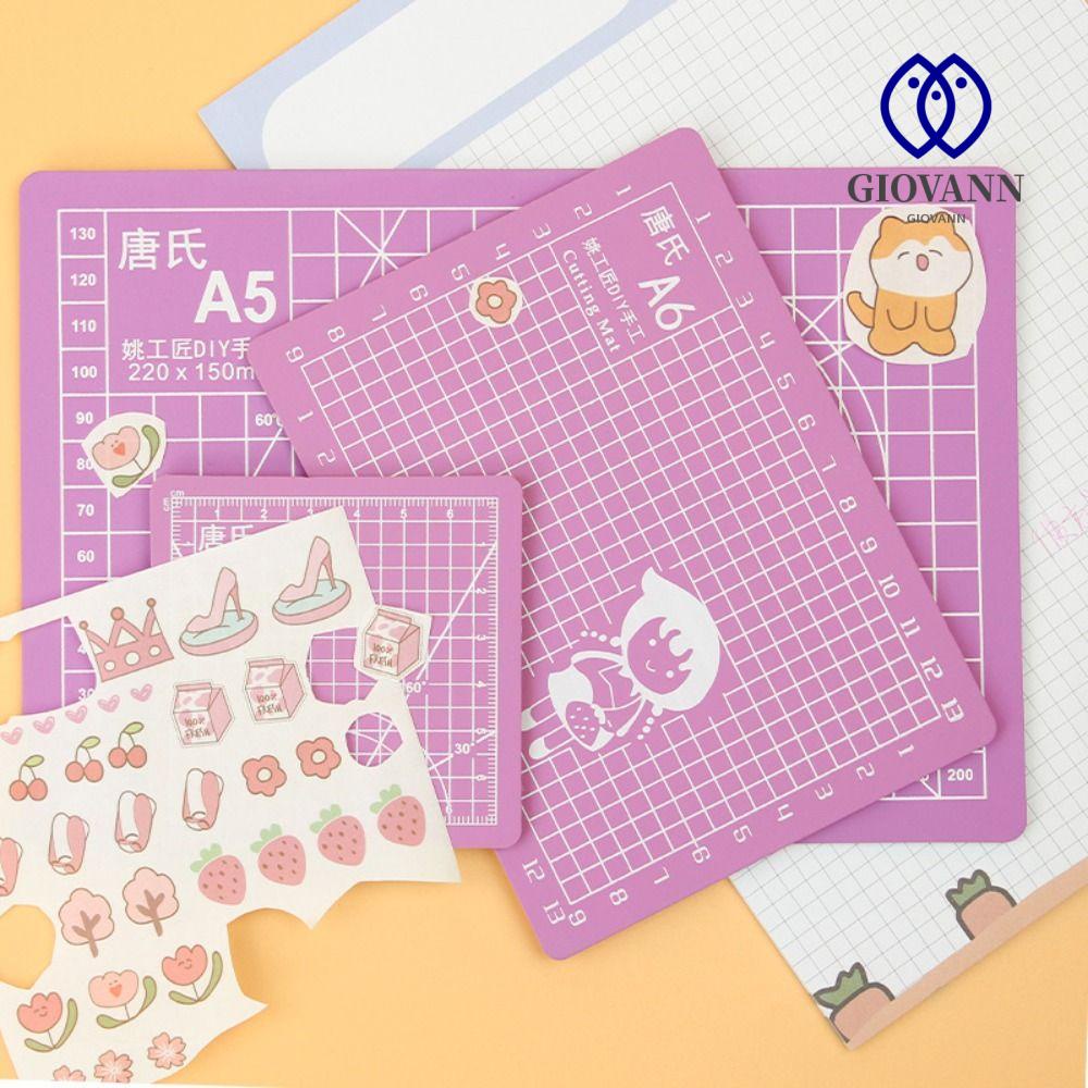 GIOVANNI A6 Gridded Cutting Mat Manual PVC DIY Crafts Repair Tools ...