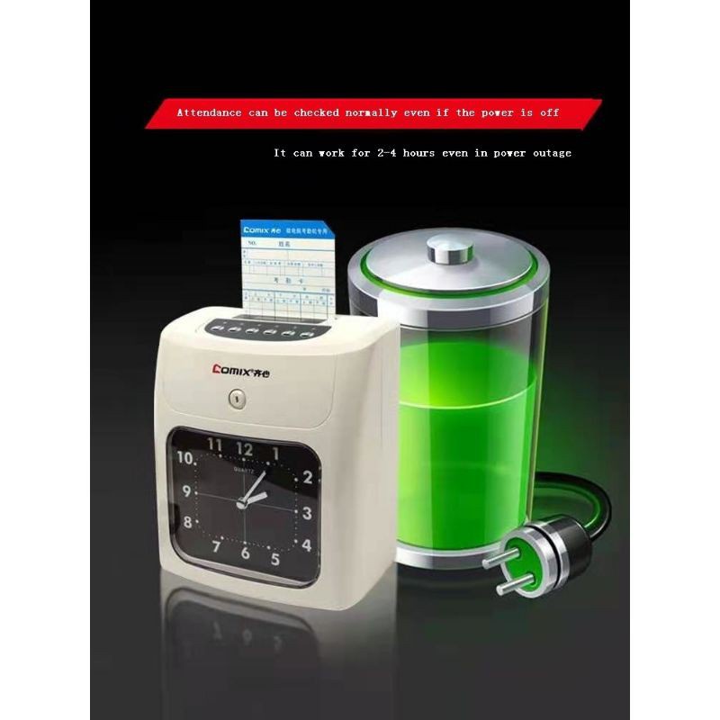 Office factory warehouse electronic employee attendance punch card ...