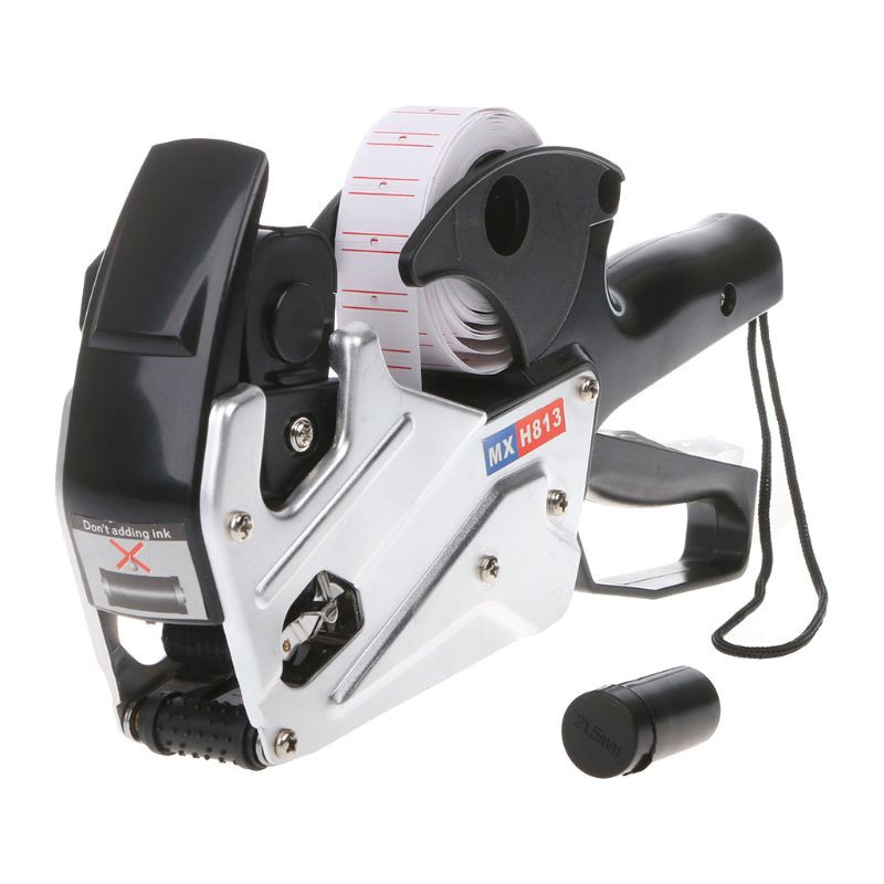 MX-H813 A-line 8 Digits Price Tag Gun Labeler Labeller Label Paper For ...