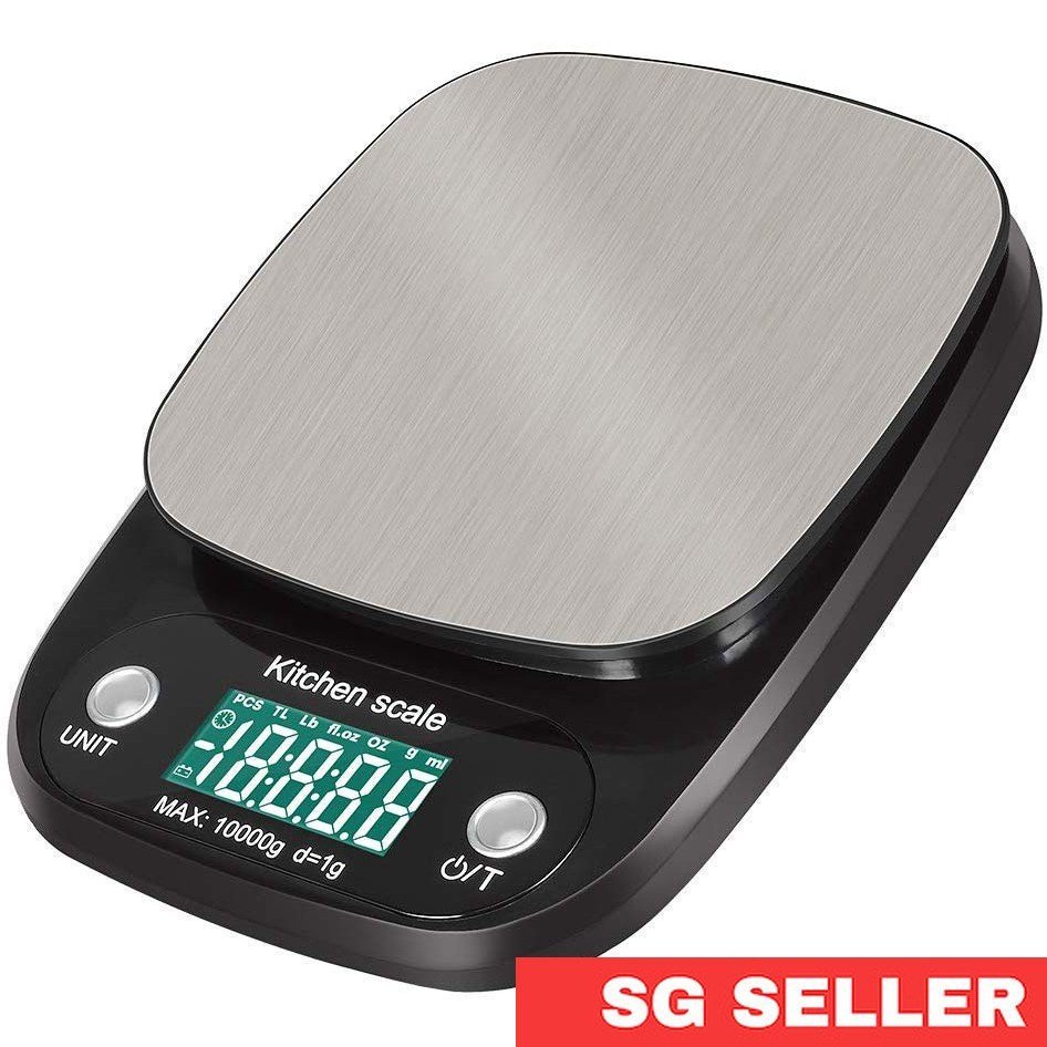Digital Kitchen Scale Weighing Weigh Range 10kg LED Mini Electronics ...