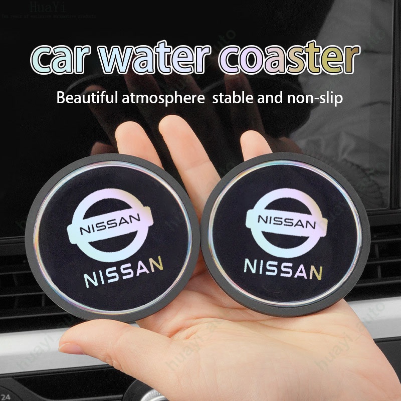 Car Laser Silicone Colorful Reflective Water Coaster for Nissan Kicks ...