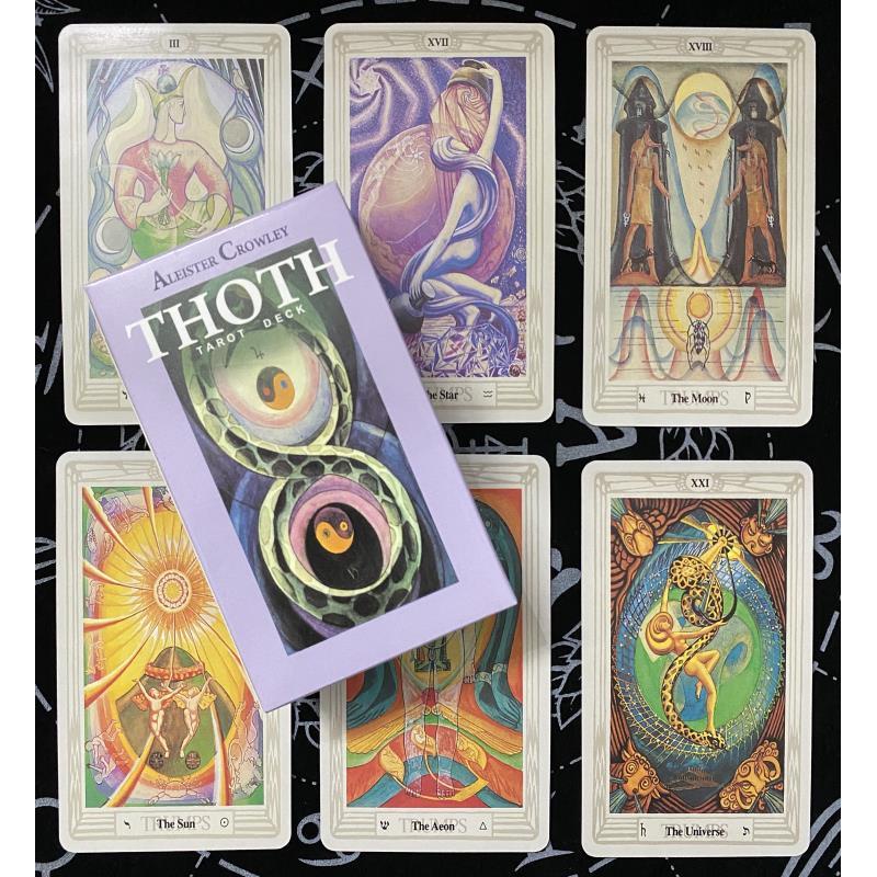 Alester crowley thoth Tarot deck Cards | Shopee Singapore