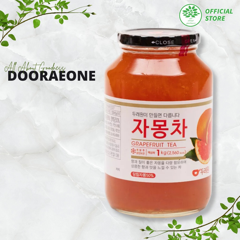 DOORAEONE Grapefruit Tea Jamong Cha 1kg | Shopee Singapore