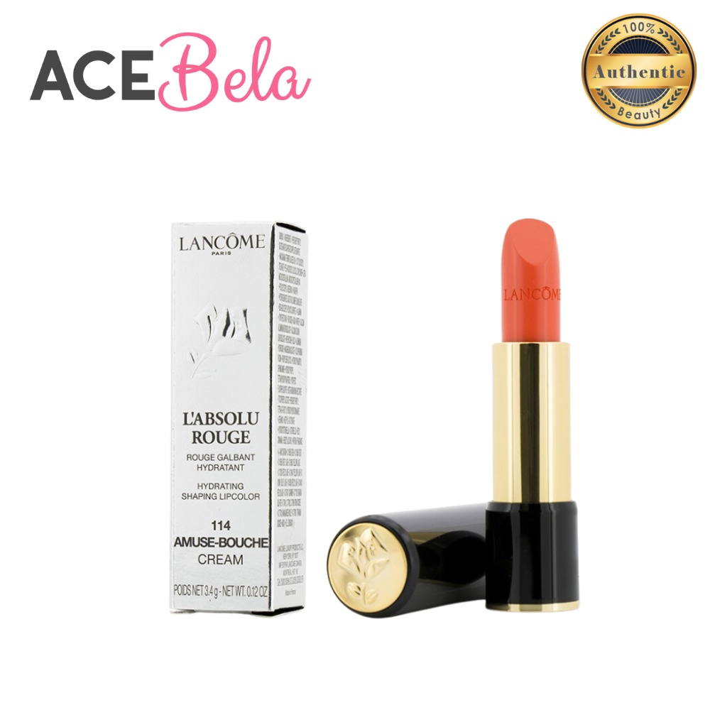 [CLEARANCE] Lancome L'absolu Rouge Lipstick #114 Amuse-Bouche (Cream) 3 ...