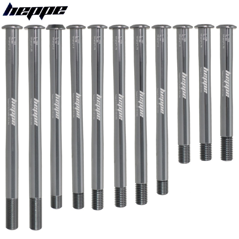 HEPPE Titanium Thru Axle MTB Road Bike Ultra Light Thru Axle Bike Fork ...