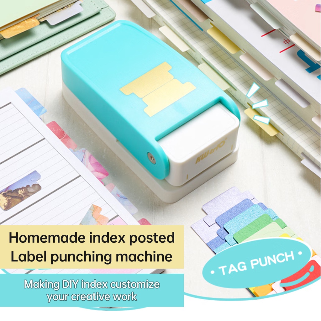 Loose-leaf Separator Label Punch Machine Puncher DIY Index Dividers ...