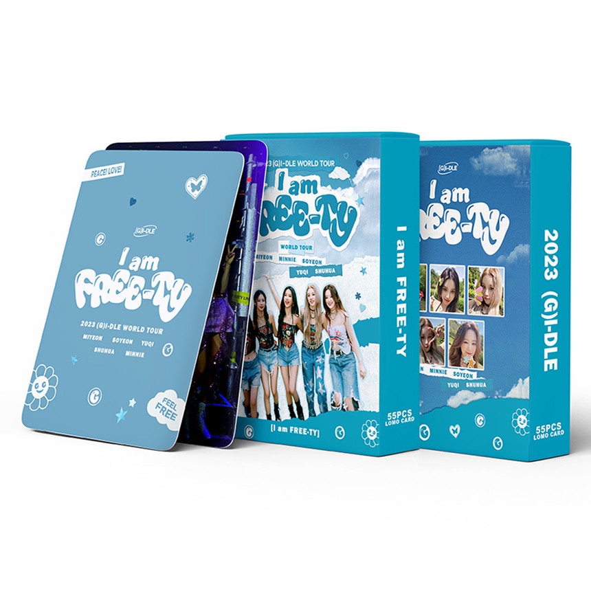 55pcs/box (G)I-DLE I am FREE-TY Photocards Album Lomo Cards GIDLE Kpop ...