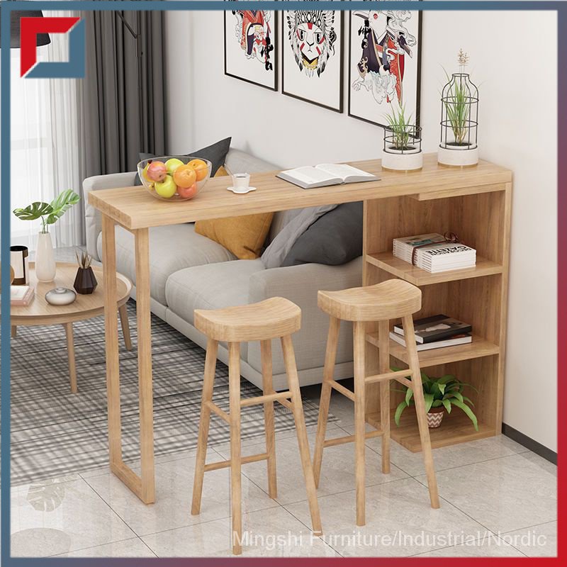 New Chinese style home living room bar counter partition cabinet pine ...