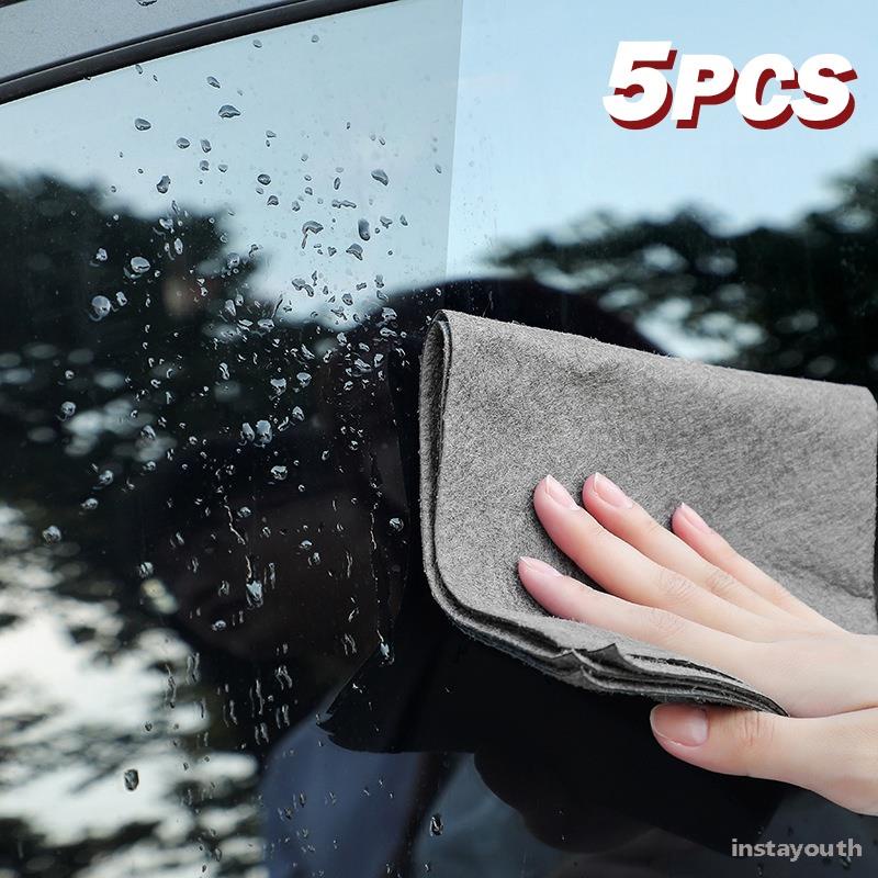 5pcs Thickened Magic Cloth To Wipe Glass Cloth Without Leaving Marks ...