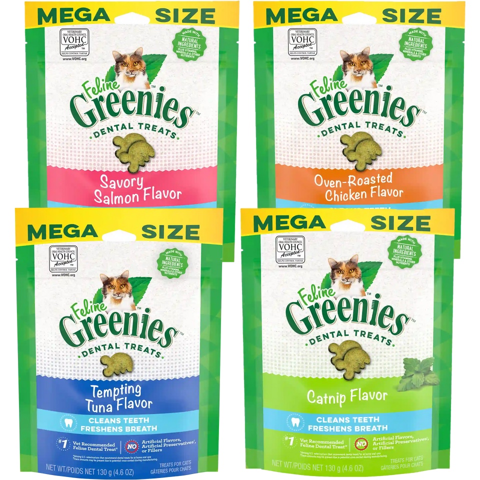 Feline Greenies Dental Treats - 130g Mega Size Value Pack | Shopee Singapore