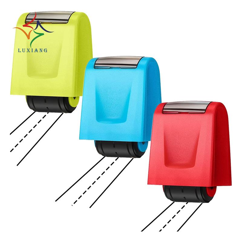 3 Pieces Dashed Handwriting Lines Practice Roller Stamp Plastic Stamp 