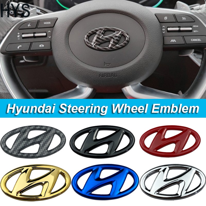 HYS 1 Piece Car Steering Sticker Auto Interior Steering Wheel Logo ...