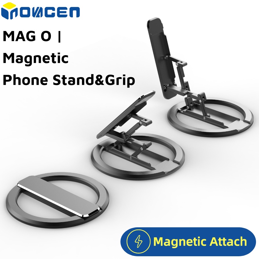 INOVAGEN MAG O Magnetic Snap Phone Stand&Grip,Foldable Adjustable ...