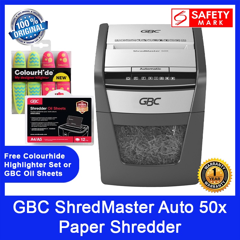 GBC ShredMaster Auto 50X Shredder. GBC AUTO50X. Auto Feed Shredder ...