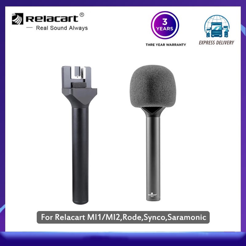 Relacart MIH Handheld Mic Transmitter Holder for ENG Interview ...