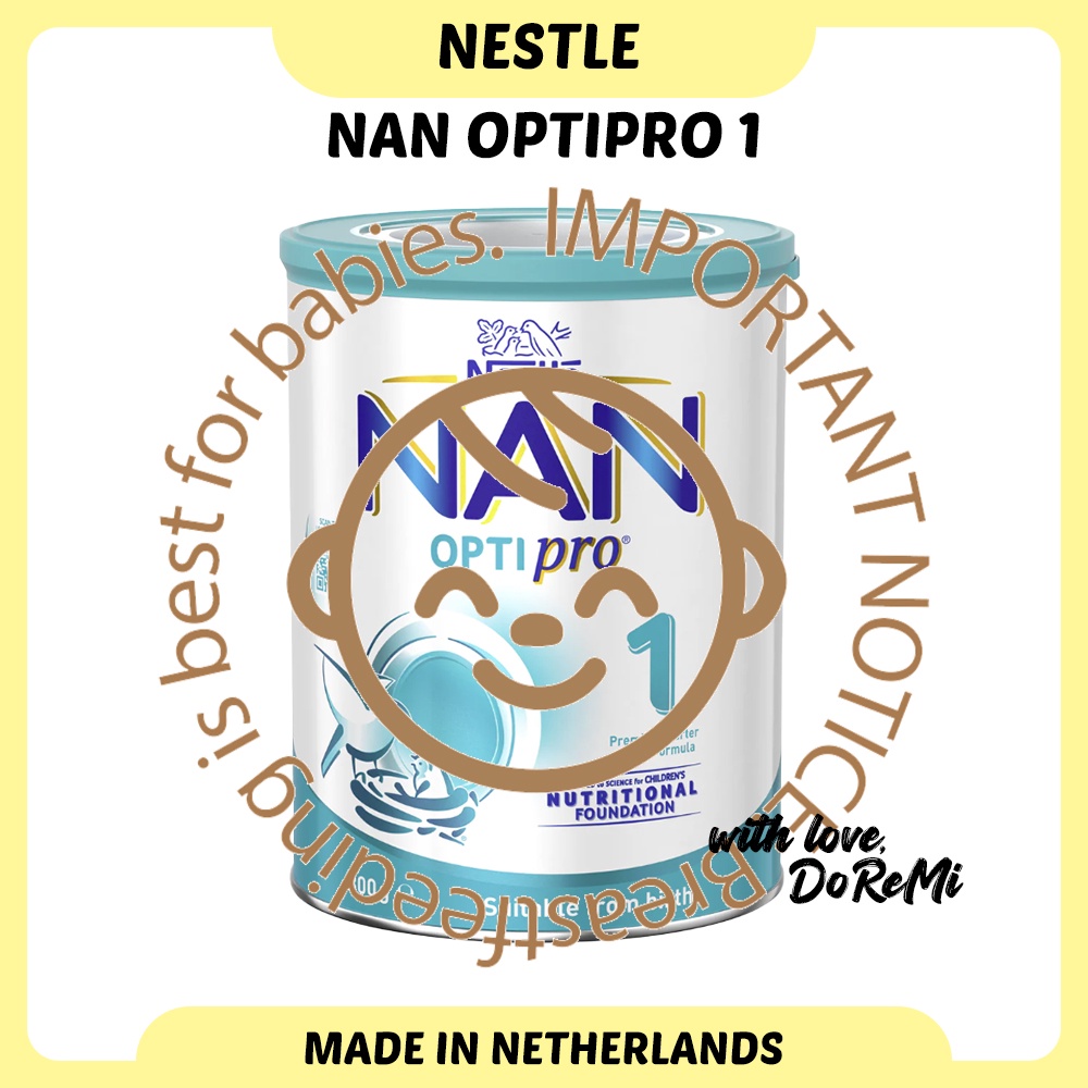 Nestle NAN Optipro 1, Made in Netherlands, Suitable from Birth | Shopee ...
