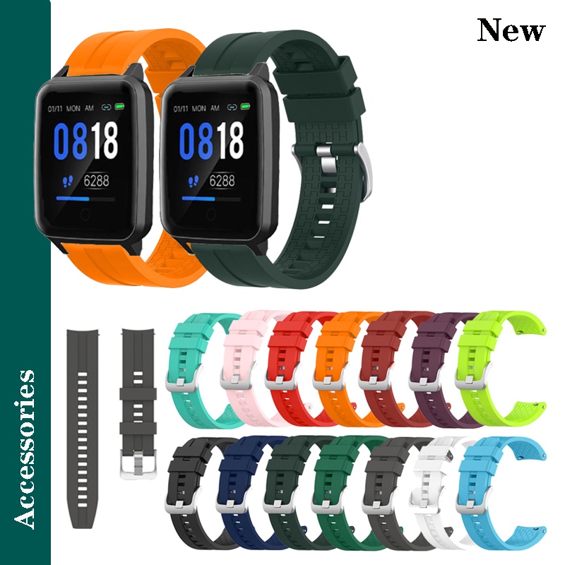 20mm Silicone Strap Sports Wristband For AXTRO Fit 3 / Actxa tempo 4c 5c Watch Accessories ...