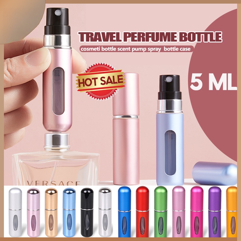 5ML Travel Portable Mini Refillable Perfume Atomizer, Cosmeti Bottle ...