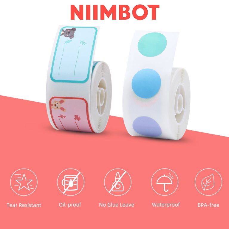 Niimbot Thermal Label Paper for D101 Label Printer Barcode Price Size ...