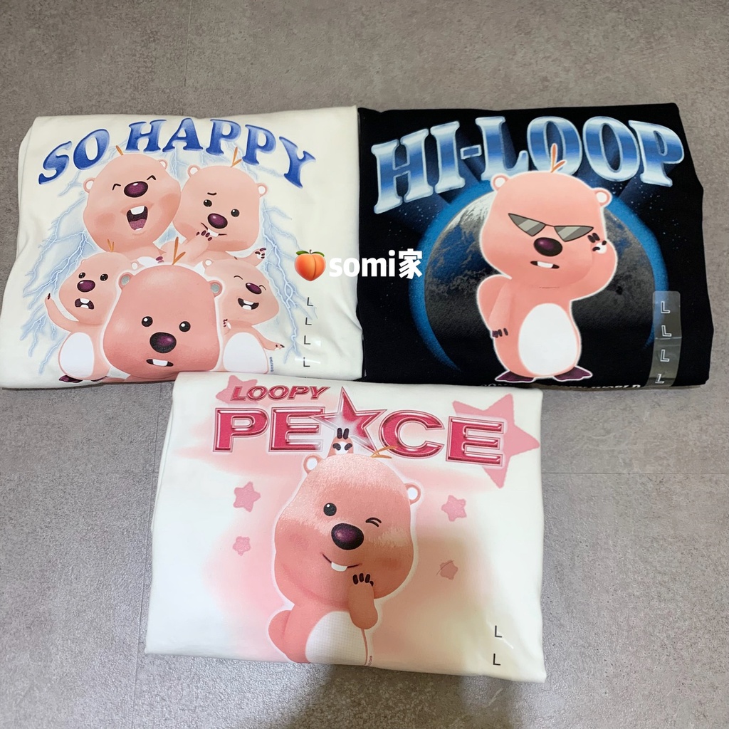 SPAO x Loopy Zanmoe Lubi short-sleeved T-shirt unisex INS influencer ...