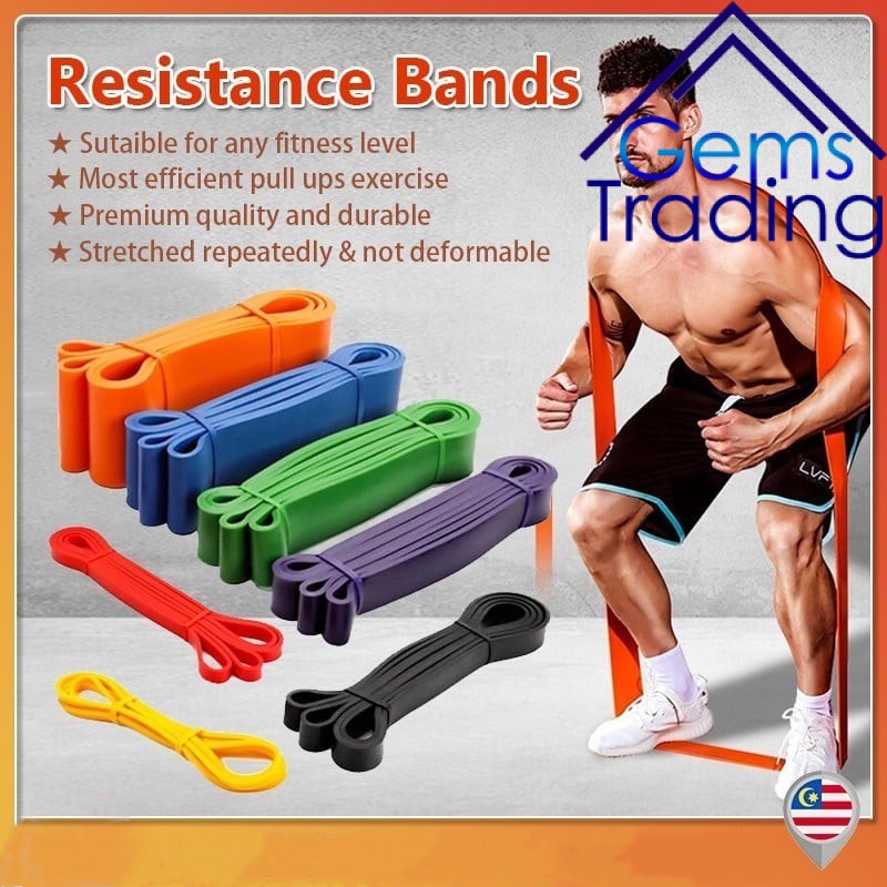 Gym Natural Latex Tension Band Resistance Band Elastic Band Exercise ...