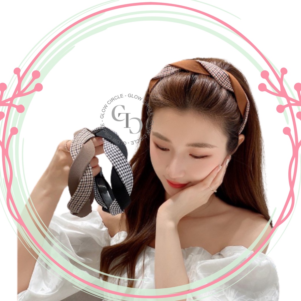 Bdo-14 Korean Headband Women Twist Headband Bondu Braid Bandu Wide ...