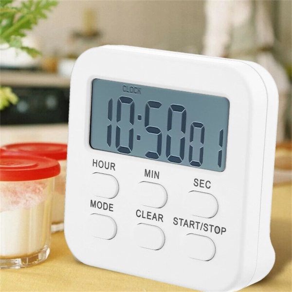【100%authentic】 Lcd Digital Kitchen Timer Count-down Up Magnetic ...