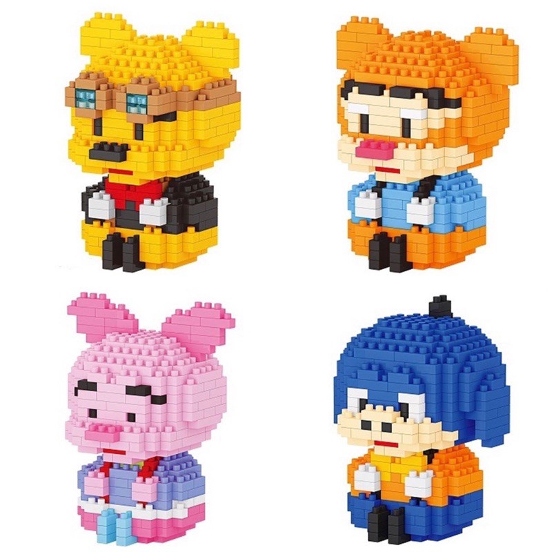 Ml Lego Nano Disney Winnie The Pooh The Piglet Tigger Eeyore | Shopee ...