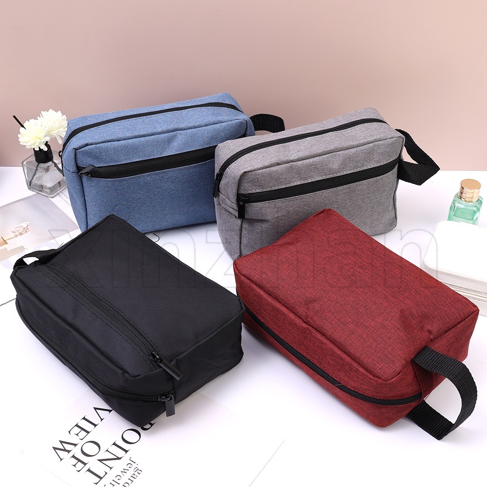 Travel Waterproof Cosmetic Bag with Handler / Large Capacity Make Up ...