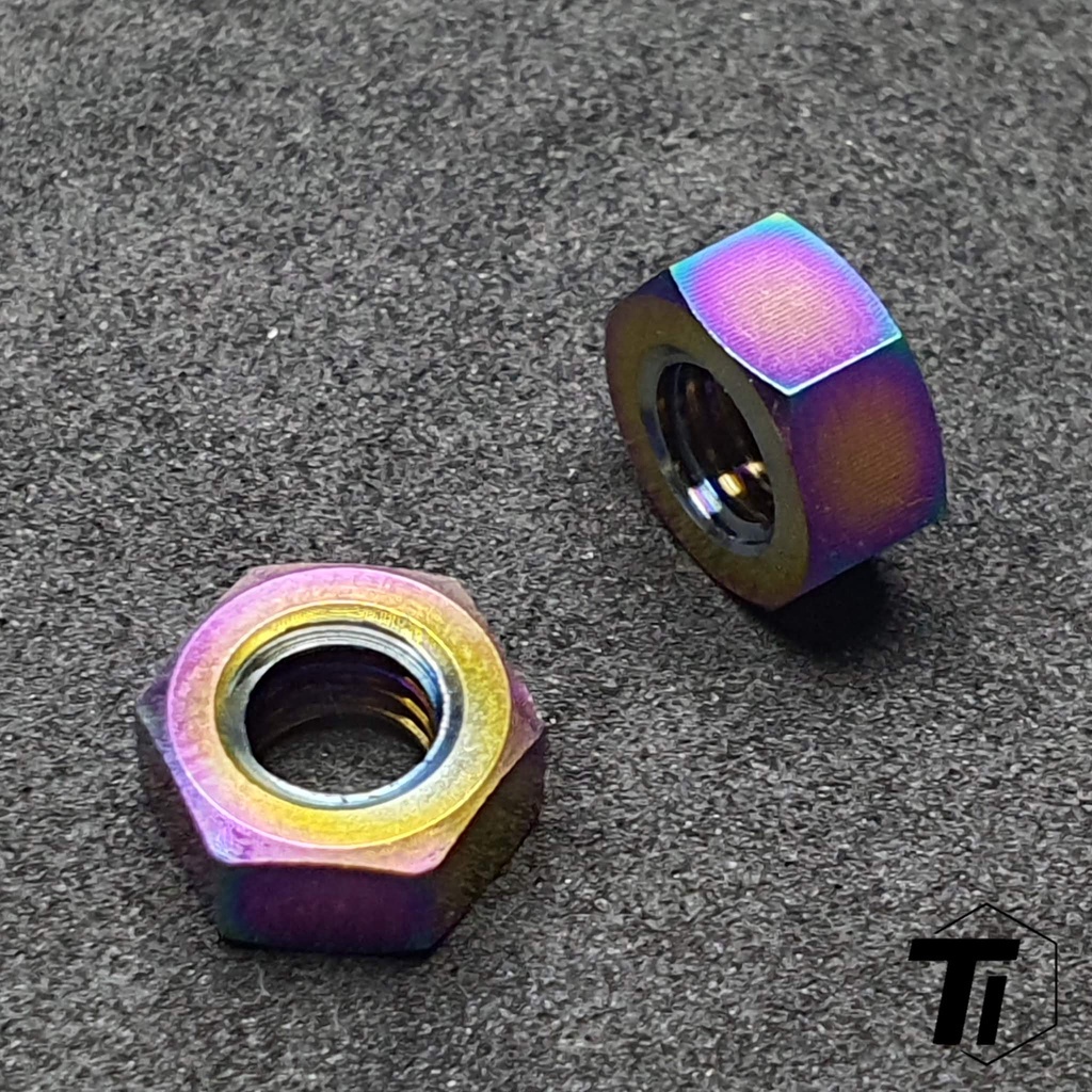 Titanium Nut for Brompton Brake Caliper Pivot | P Line T Line Gold Oil ...