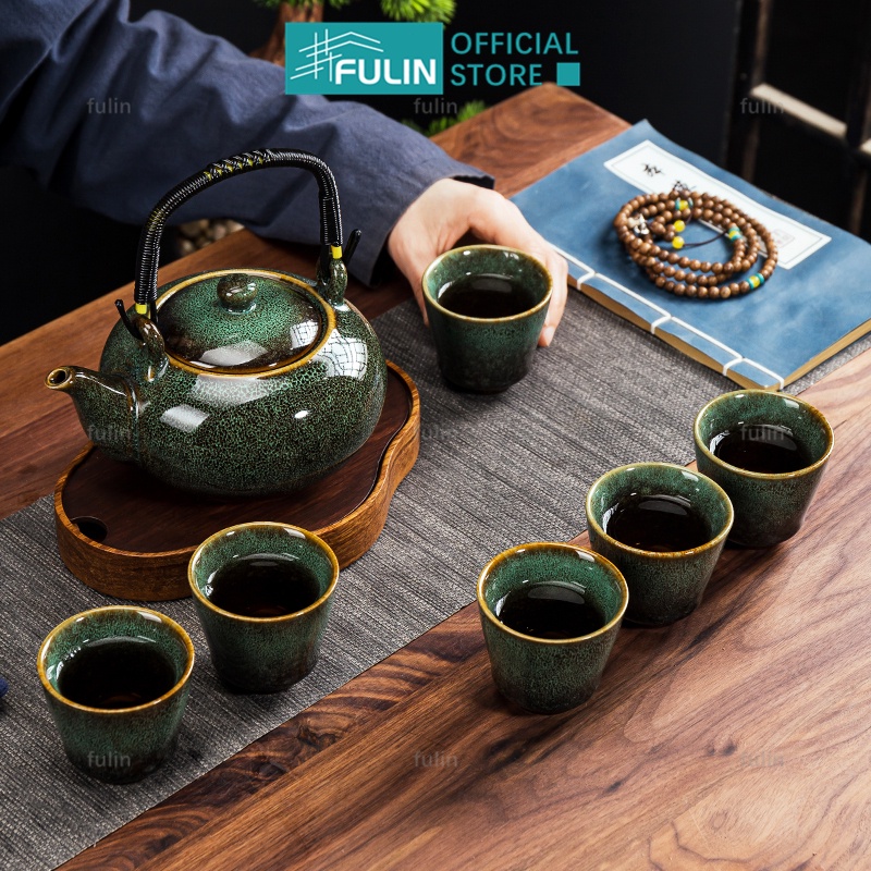 Ceramic Teapot Set Retro Kungfu Tea Set Ceramic Chinese TeaPot and ...