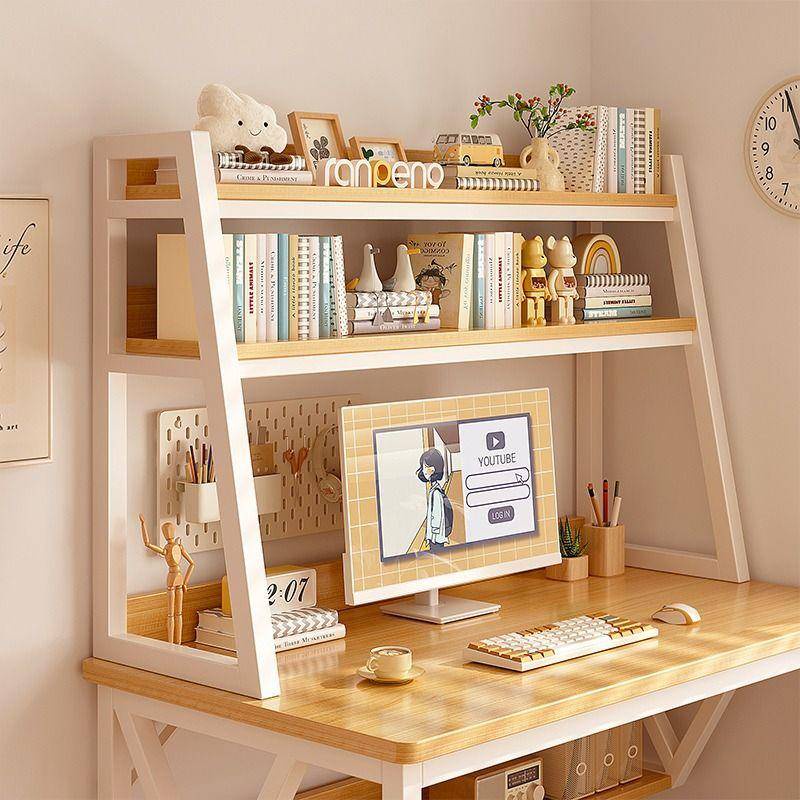 Desktop storage shelves, multi-layer desk bookshelves, student ...